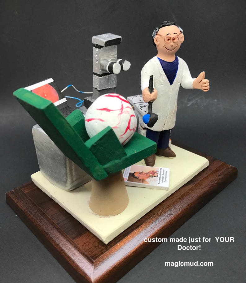 Ophthalmic Surgeon Figurine Eye Doctor's Gift Eye Doctor - Etsy