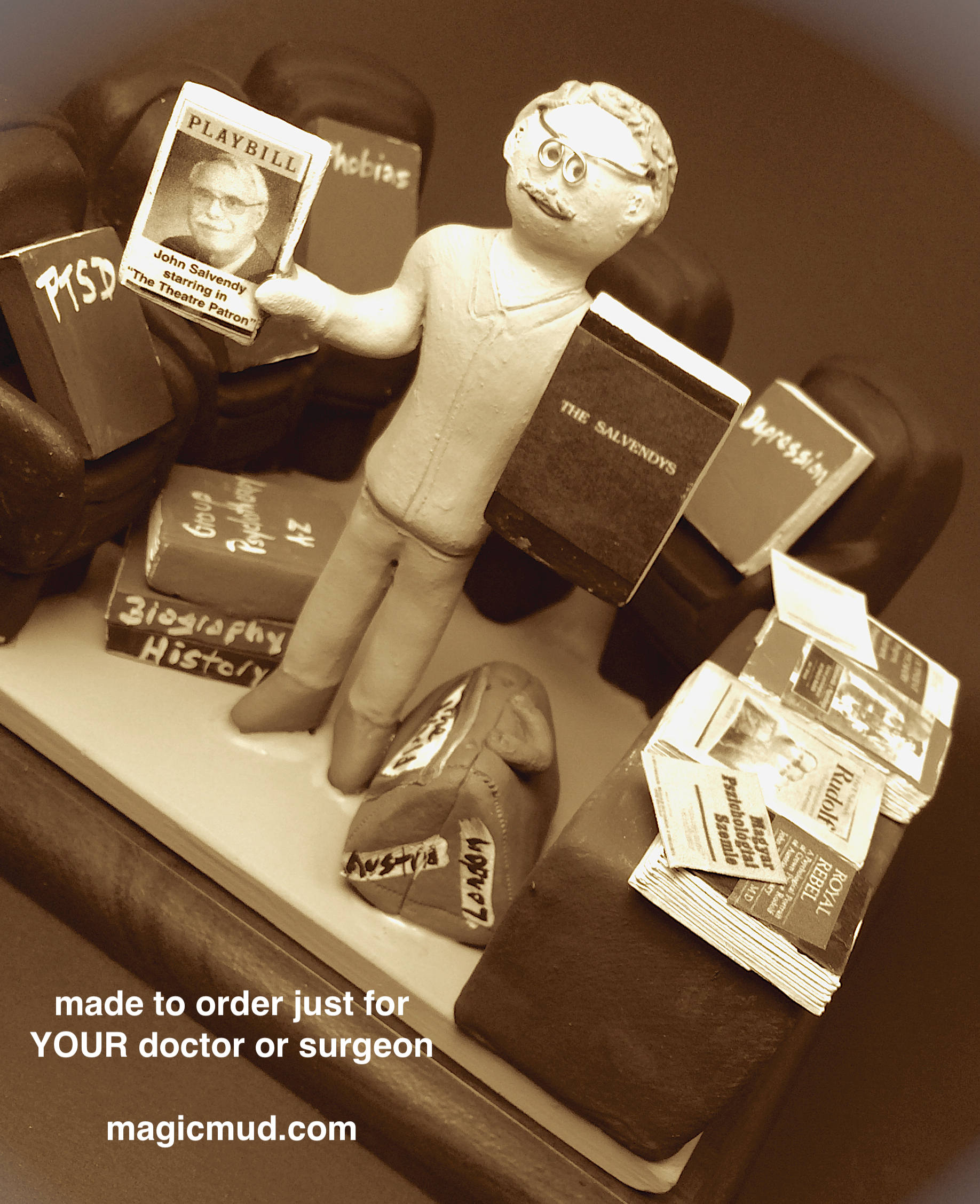 Psychologist's Figurine Custom Made Gift for a Therapist - Etsy Canada