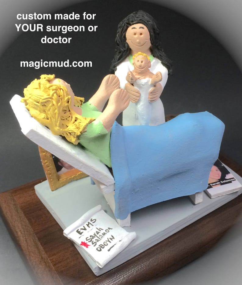 Female Surgeon Figurine, Customized Lady Doctor Graduation Gift ...