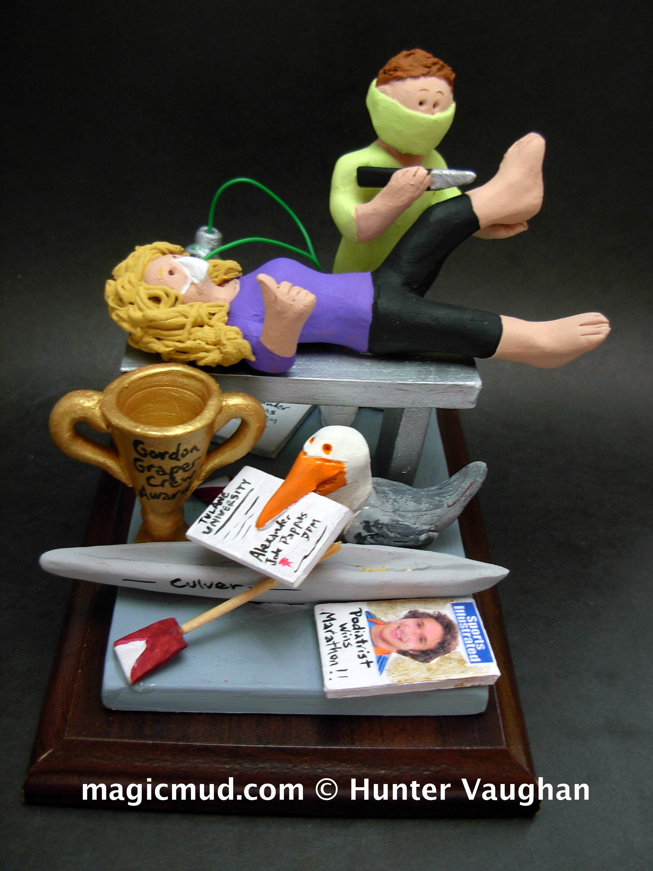 Personalized Podiatrist's Gift Figurine - Custom Made Foot Doctor ...