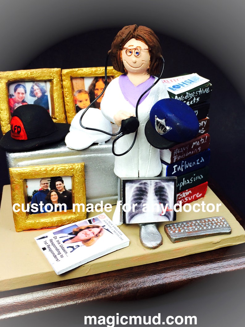 Family Doctor Figurine, Personalized Lady Doctor's Gift, Physician ...