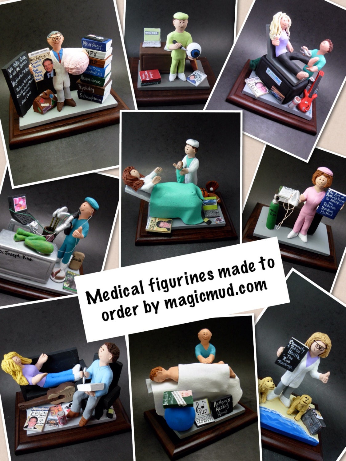 Female Veterinarian Figurine, Veterinary Graduation Gift, Personalized ...