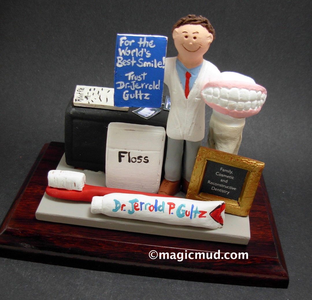 Cosmetic Dentist Gift Personalized Figurine,custom Made Dentist Gift ...