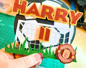 Manchester United Cake Topper - Etsy UK