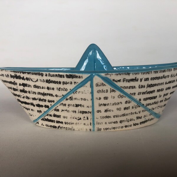 Ceramic Boat - Etsy