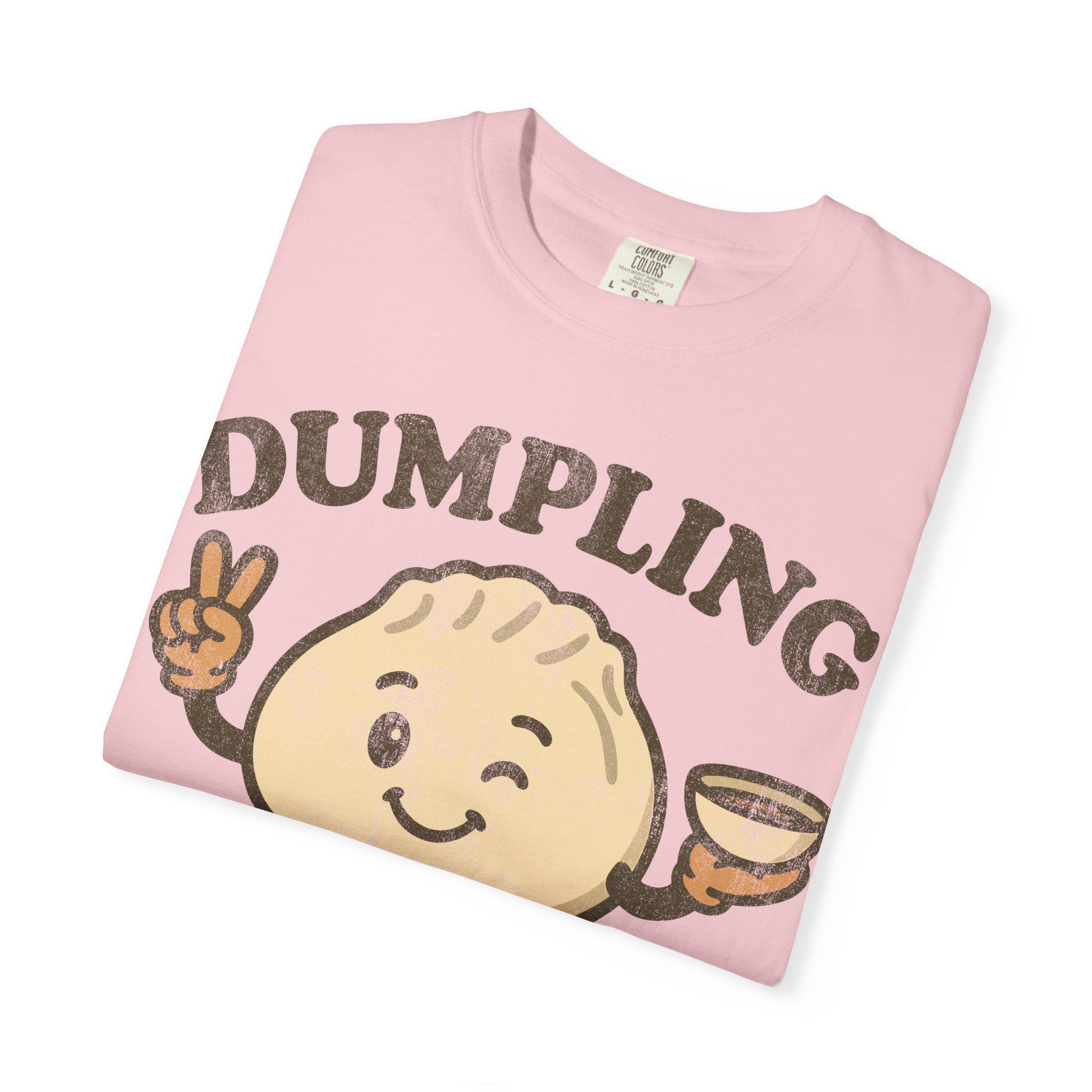 Custom Dumpling Club Shirt for Foodies: Cute Dim Sum Mascot Tee, Retro ...