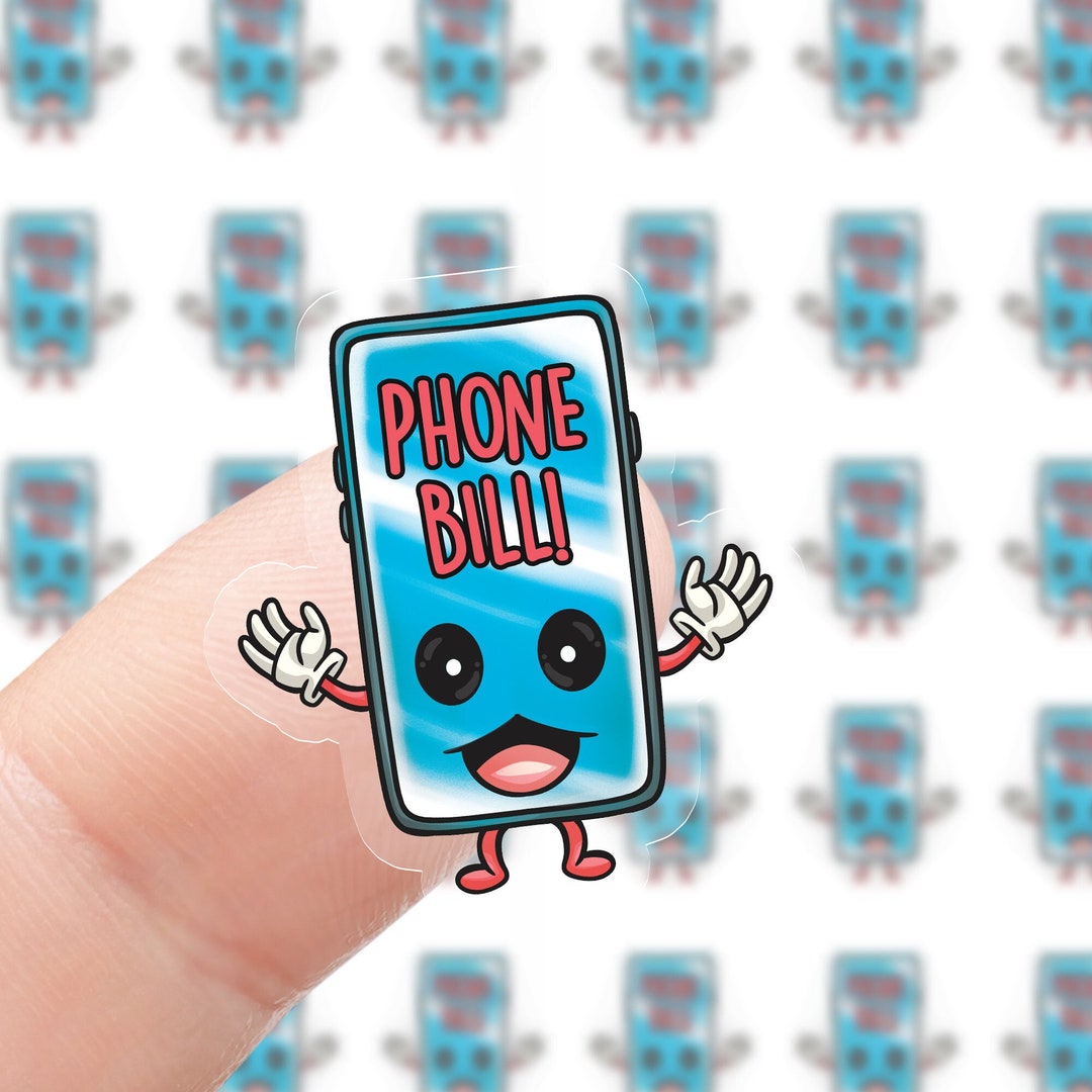 45-90 Mini Phone Bill Planner Stickers L Bill Reminder L Pay Bill L ...