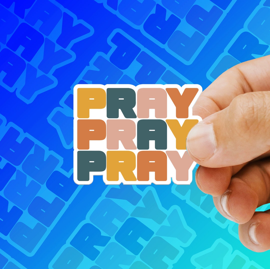 Vinyl Pray Sticker, Scripture Christian Stickers, Salty Sticker ...