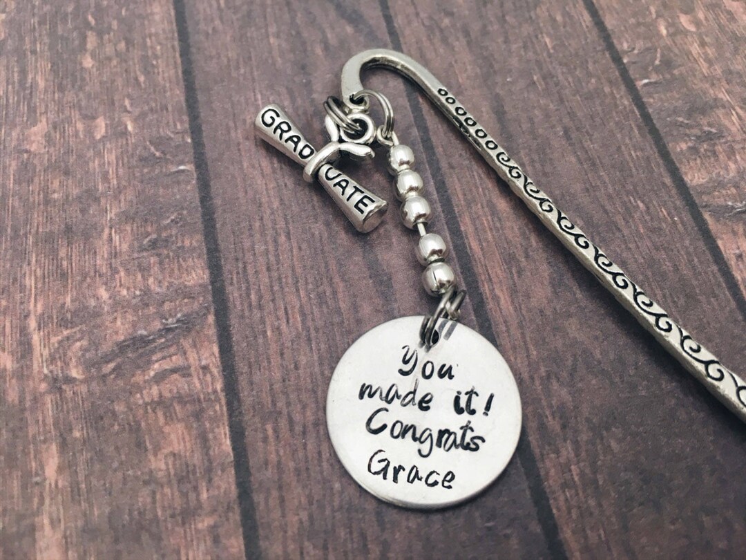 Bookmark Graduation Congrats Gift - Motivational Custom Book Mark ...