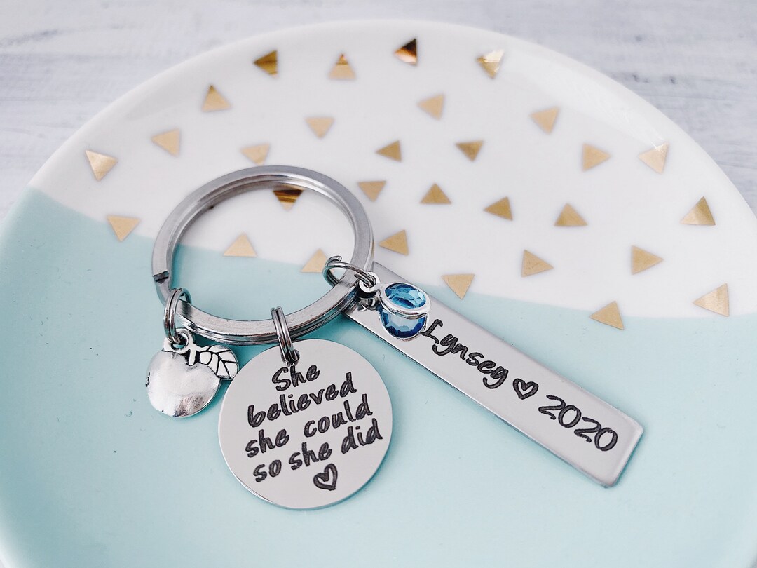 Teacher Graduation Gift - Teacher Assistant Motivational Gift Keychain ...