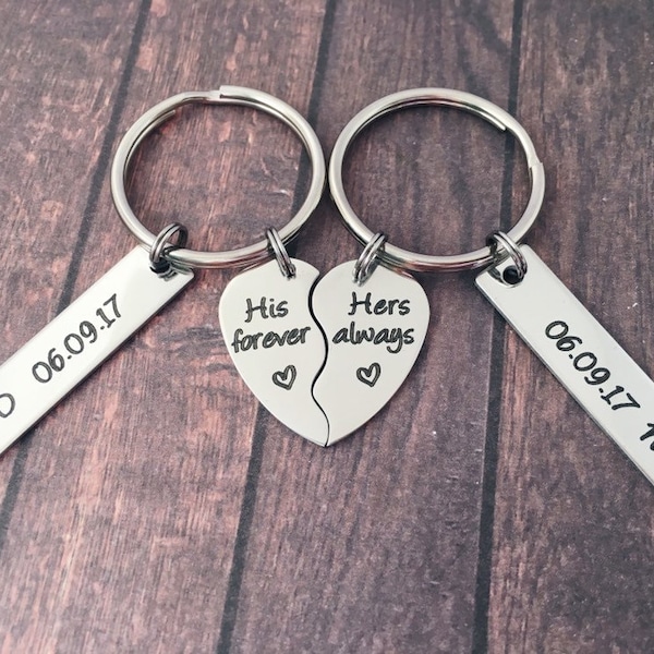 Couple Keychain Set - Etsy