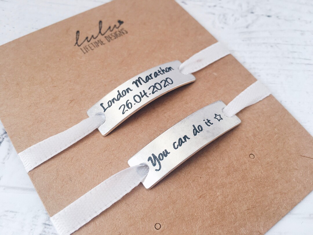 Trainer Tags for Women or Men, Marathon Lace Tags, Running, Marathon ...