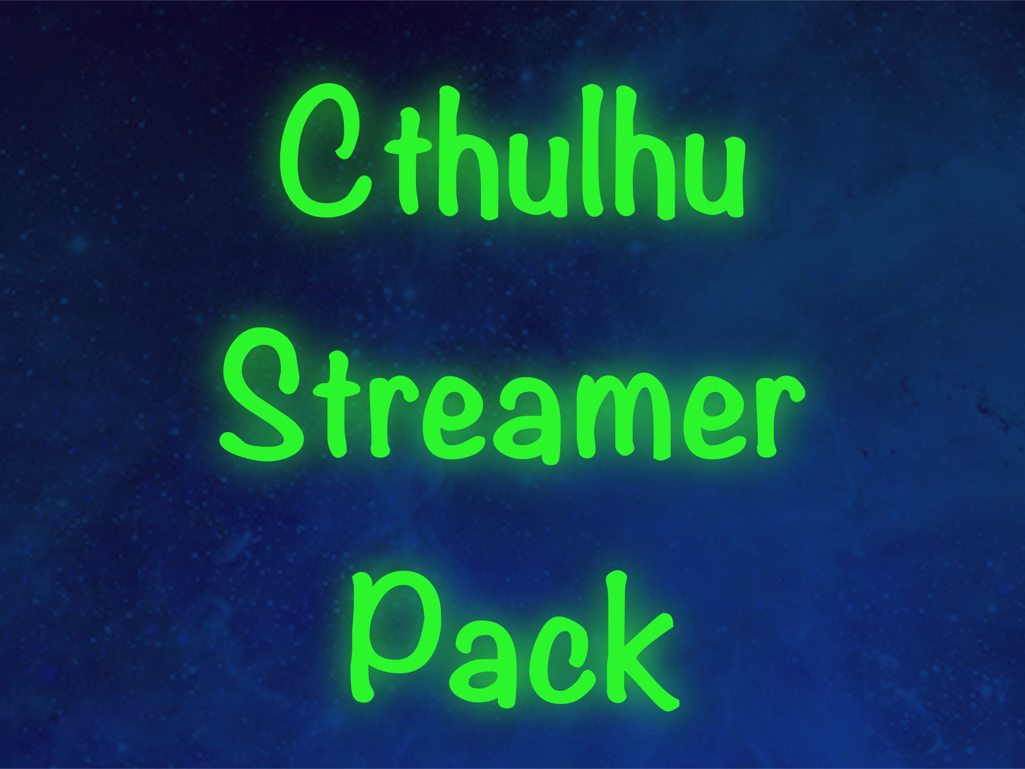 Cthulhu Themed Streamer Pack (emotes and Sub/bit Badges)) - Etsy