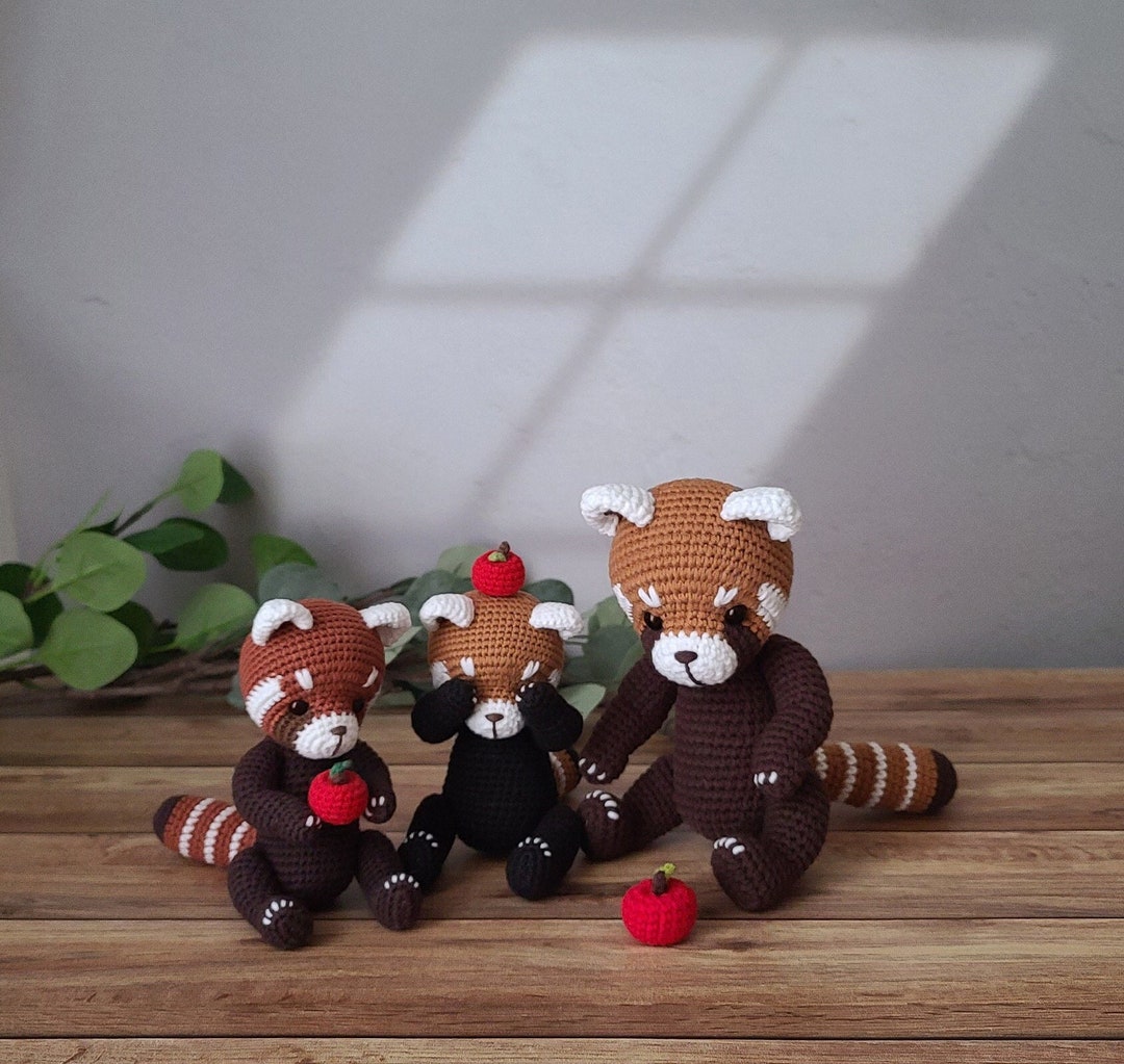 Amigurumi Red Panda Crochet Pattern (PDF) - Etsy
