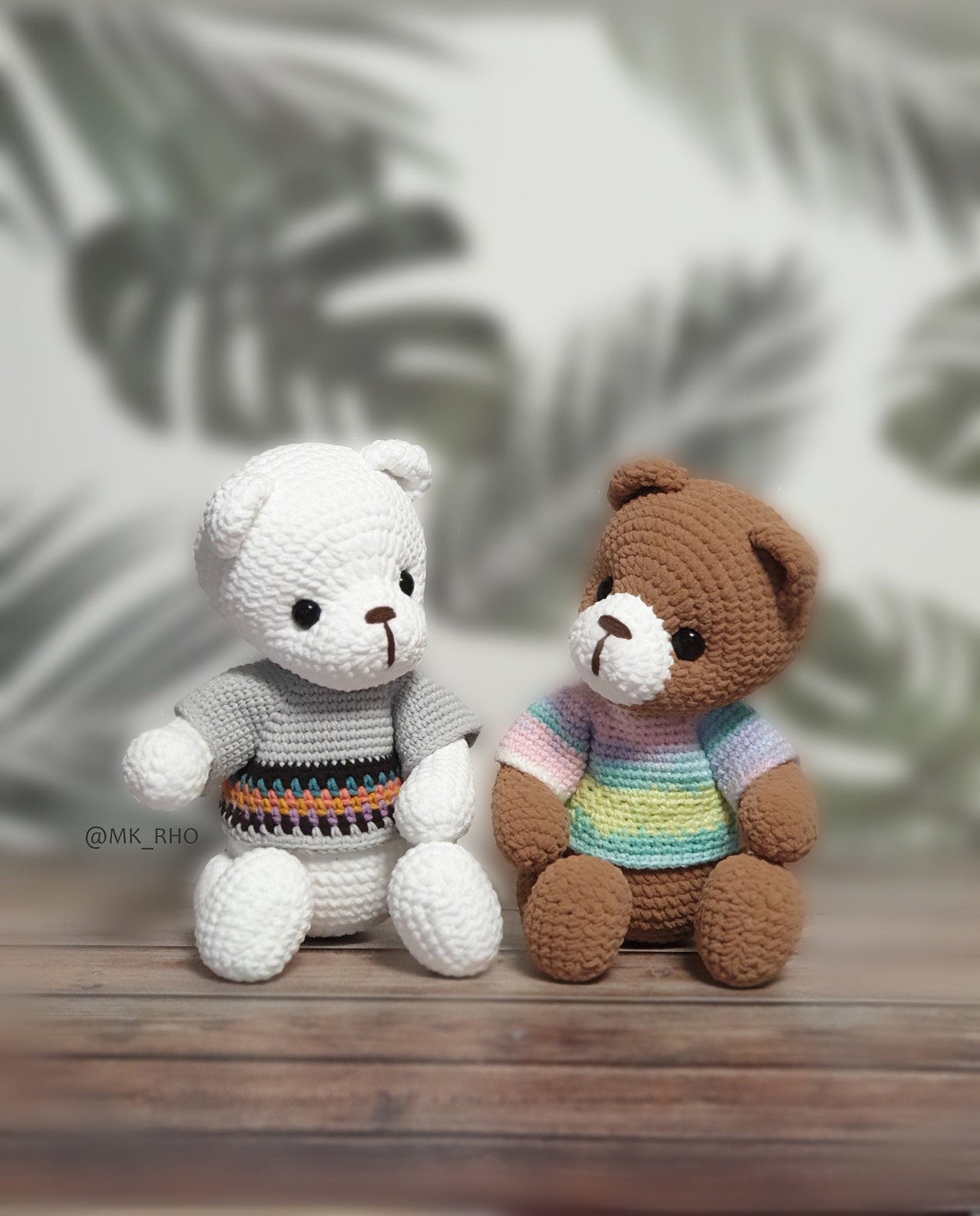 Crochet Pattern Amigurumi Teddy Bear 202001 - Etsy