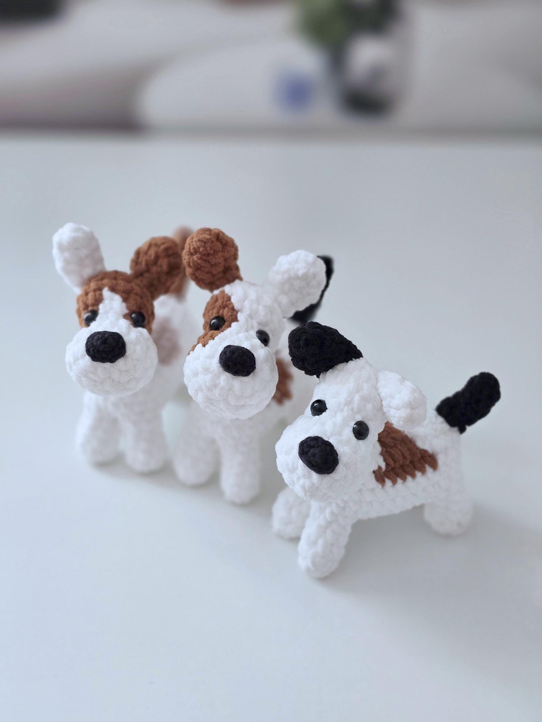 Crochet Wire Fox Terrier, Crochet Dog, Amigurumi Pattern, Puppie Pdf - Etsy