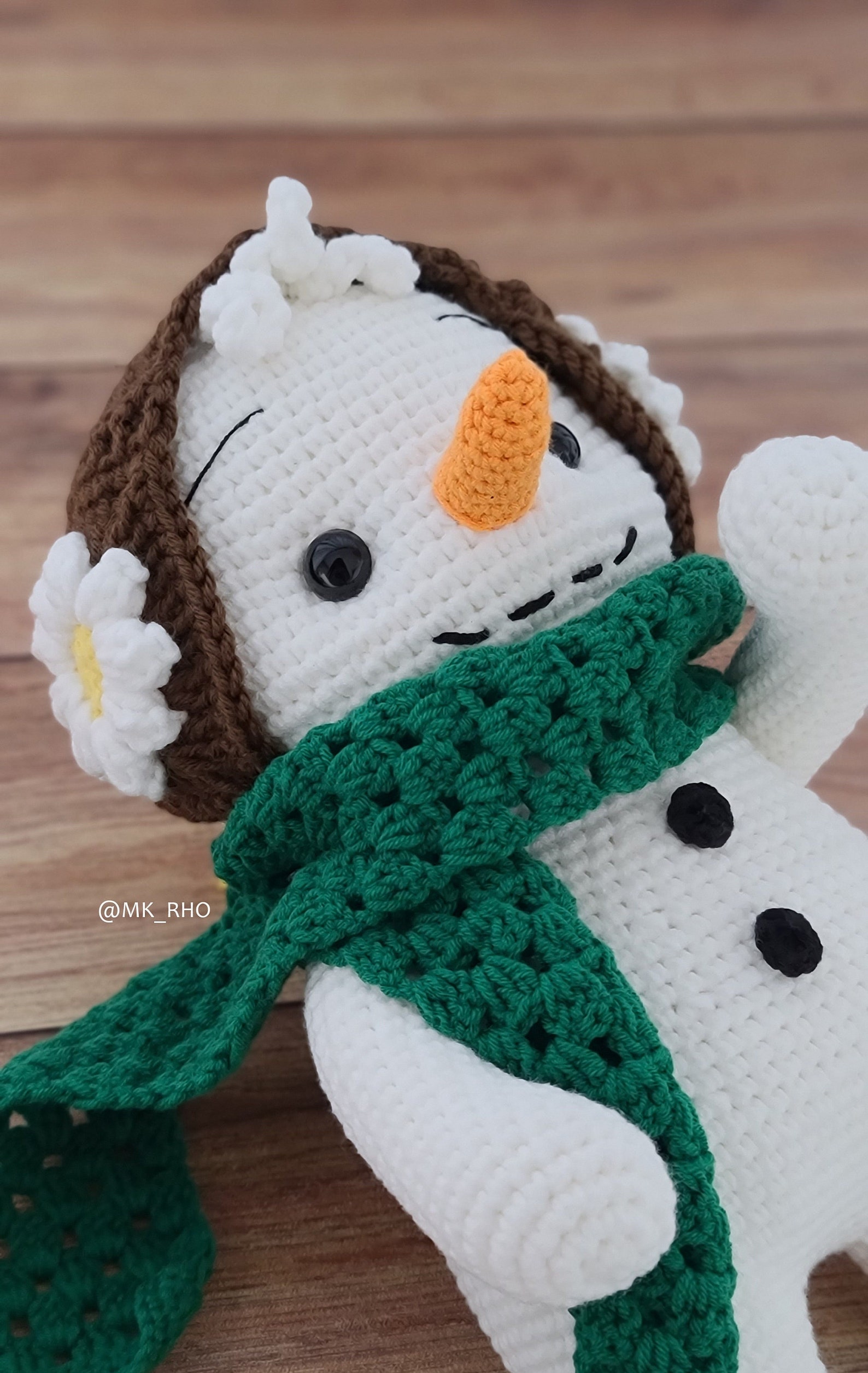 Crochet Snowman Crochet Pattern Pdf Amigurumi Snowman - Etsy