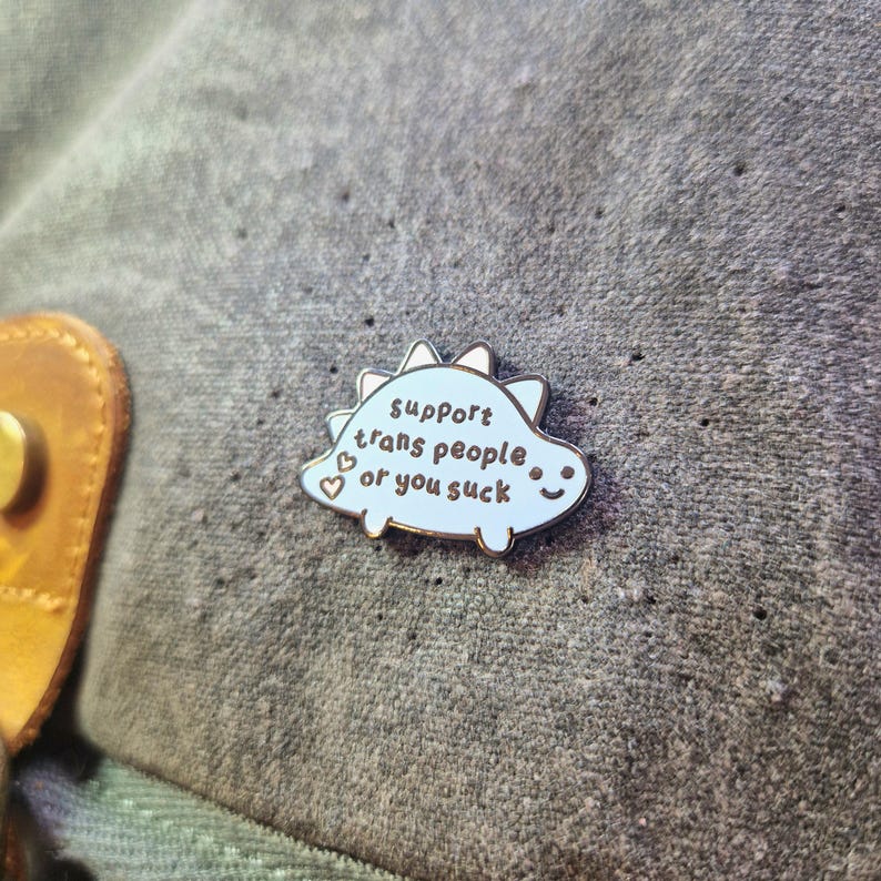 Trans Rex Support Pin, Jurassic Park World, Transgender Flag ...