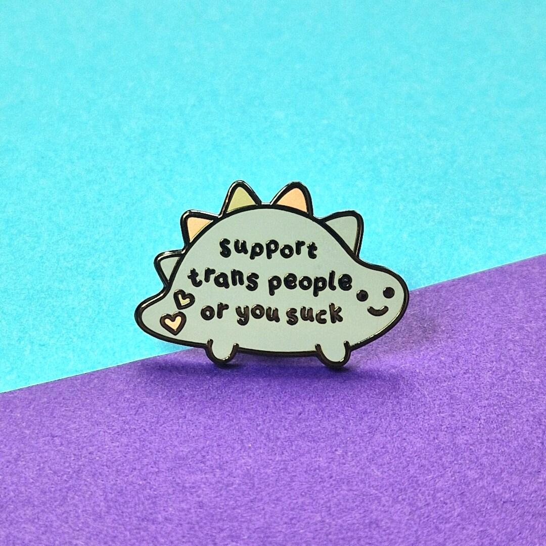 Trans Rex Support Pin, Jurassic Park World, Transgender Flag ...