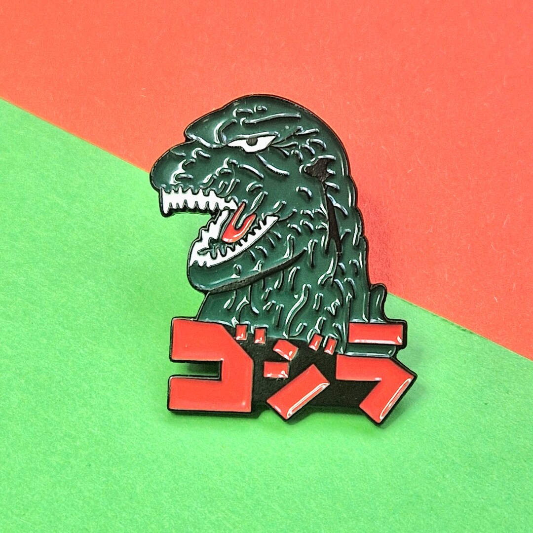 Godzilla Pin, Kawii Kong Skull Island, Monarch Dino Dinosaurs Gift ...