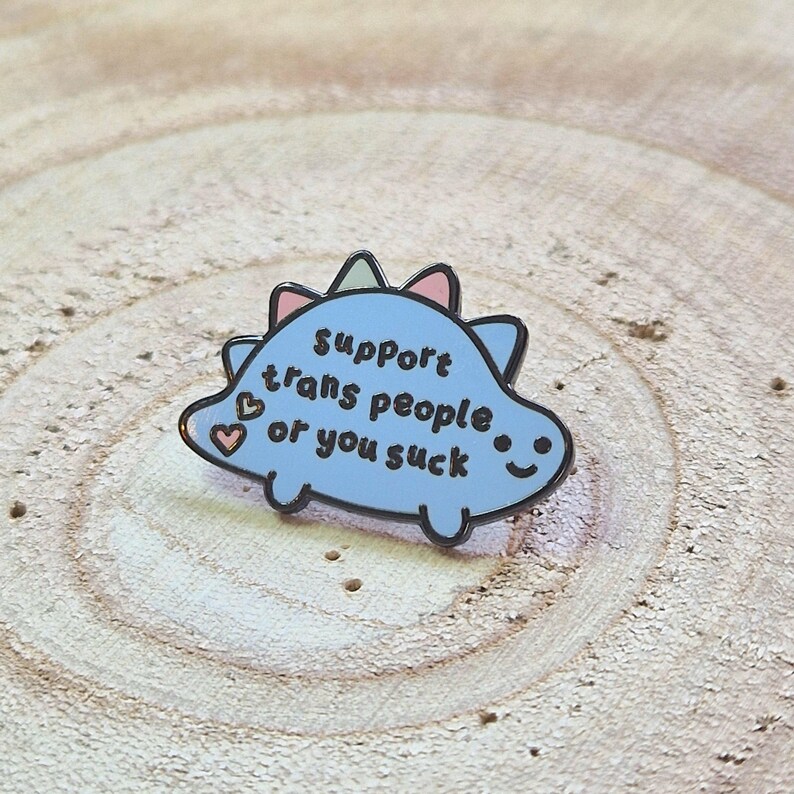 Trans Rex Support Pin, Jurassic Park World, Transgender Flag ...