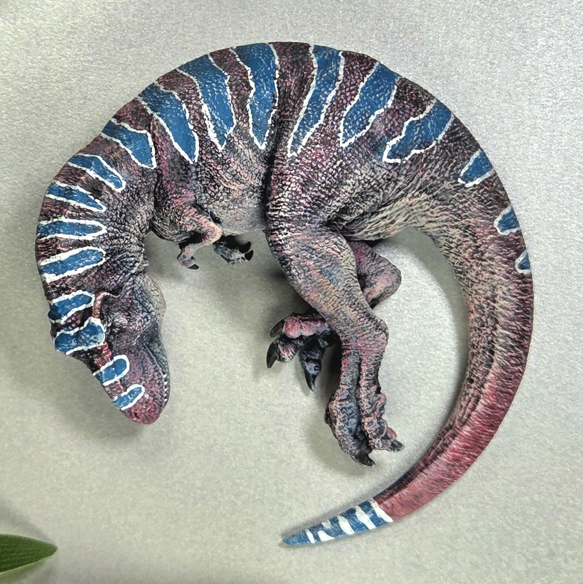 Sleeping T-rex - PRIME FORM - Jurassic Park, Hand Painted Dinosaur ...
