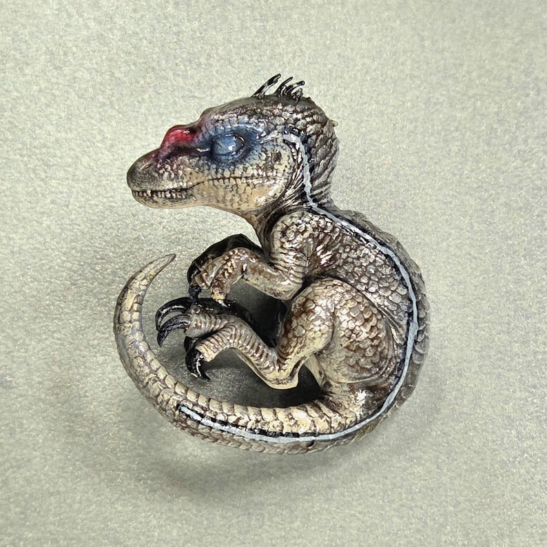 RAPTOR MALE - Isla Sorna Edition - Tinysaur Collectable, Baby Dinosaur ...