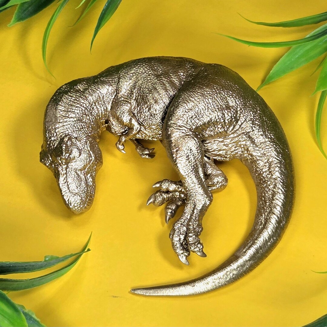 Sleeping T-rex - PRIME FORM - Jurassic Park, Hand Painted Dinosaur ...
