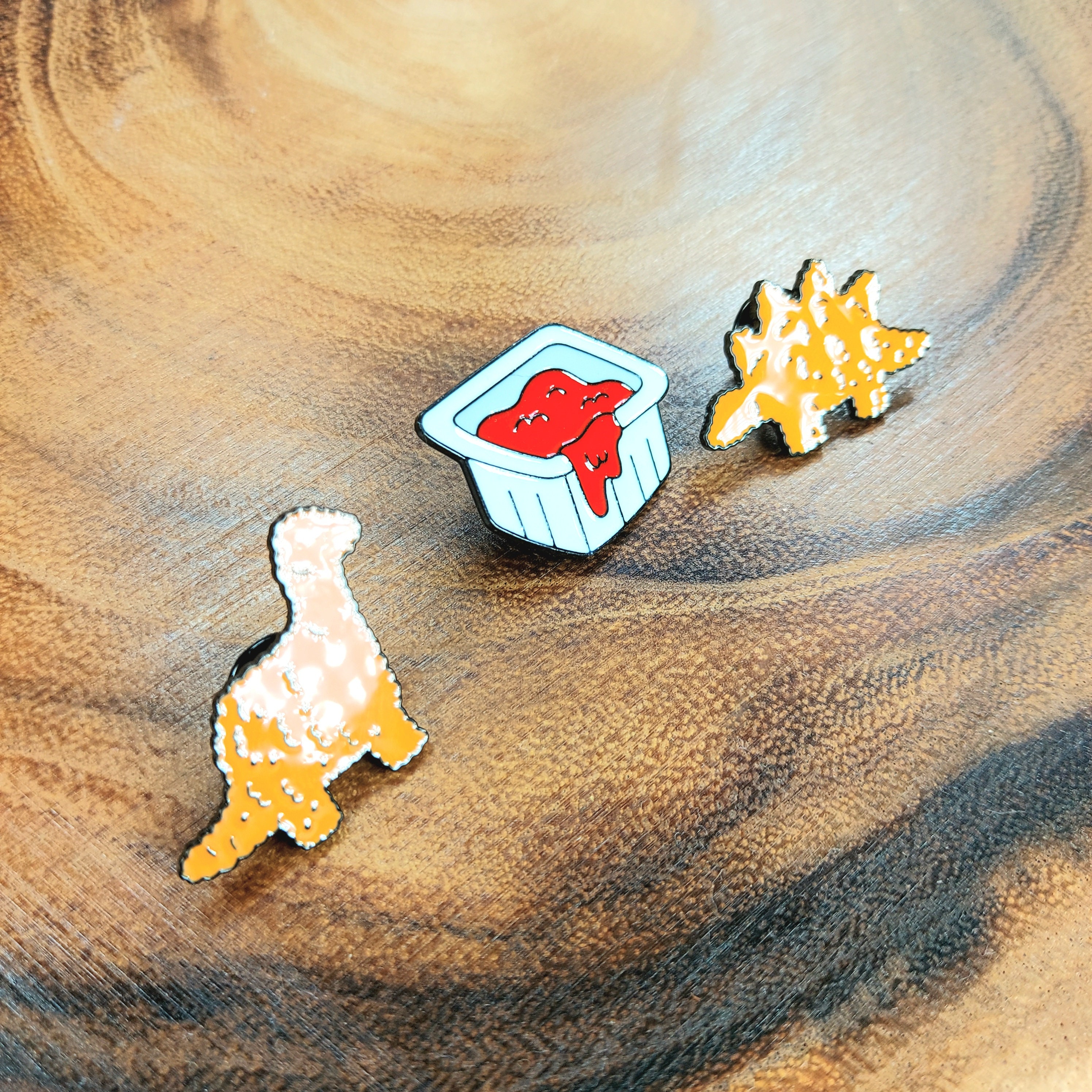 Cute Nugget Dinosaur Pin Set, Jurassic World Park, Dinosaurs Gift, Xmas ...