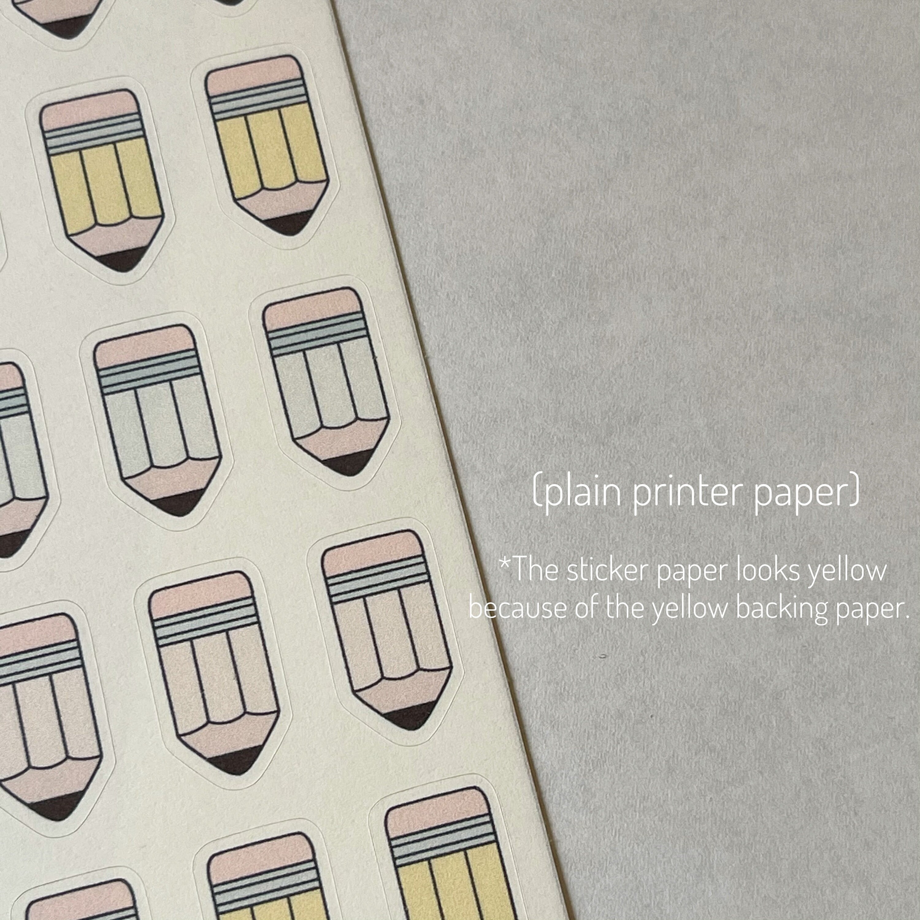 Pencil Sticker Sheet Stickers for Planners Journals - Etsy
