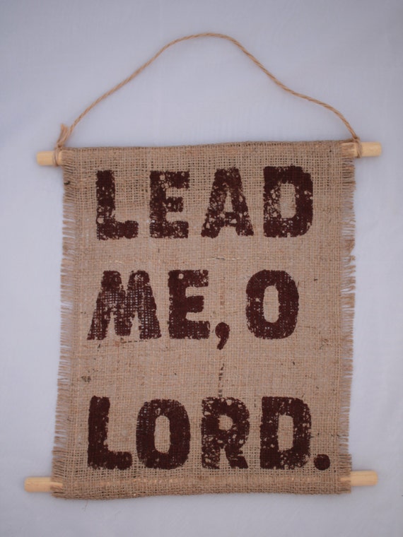 A Scripture Bible Verse. 'Lead me O Lord'. Psalm 5 | Etsy
