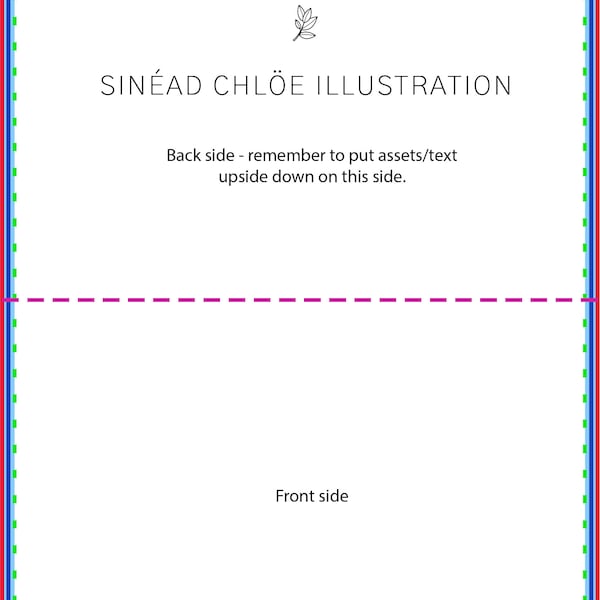 A2 Card Template - Etsy