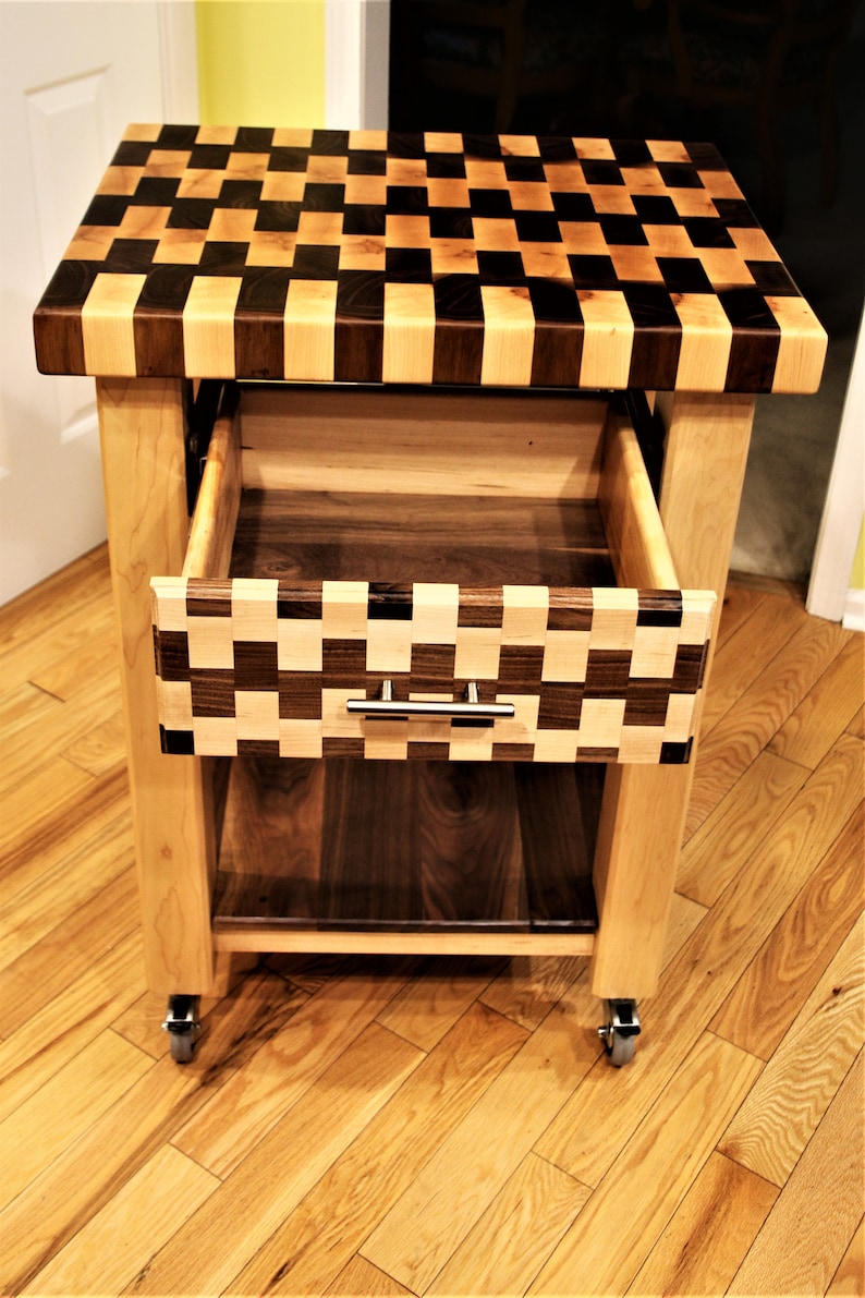 Butcher Block Table - Etsy