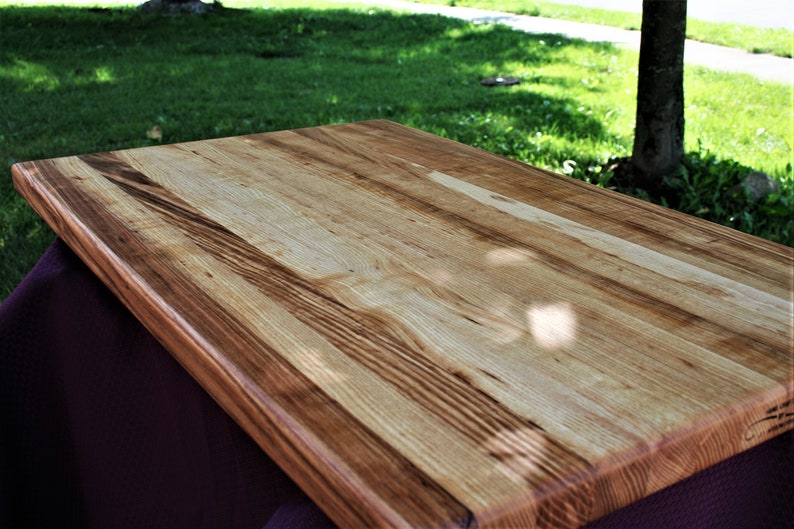 Large Ash Edge Grain Cutting Board | Etsy