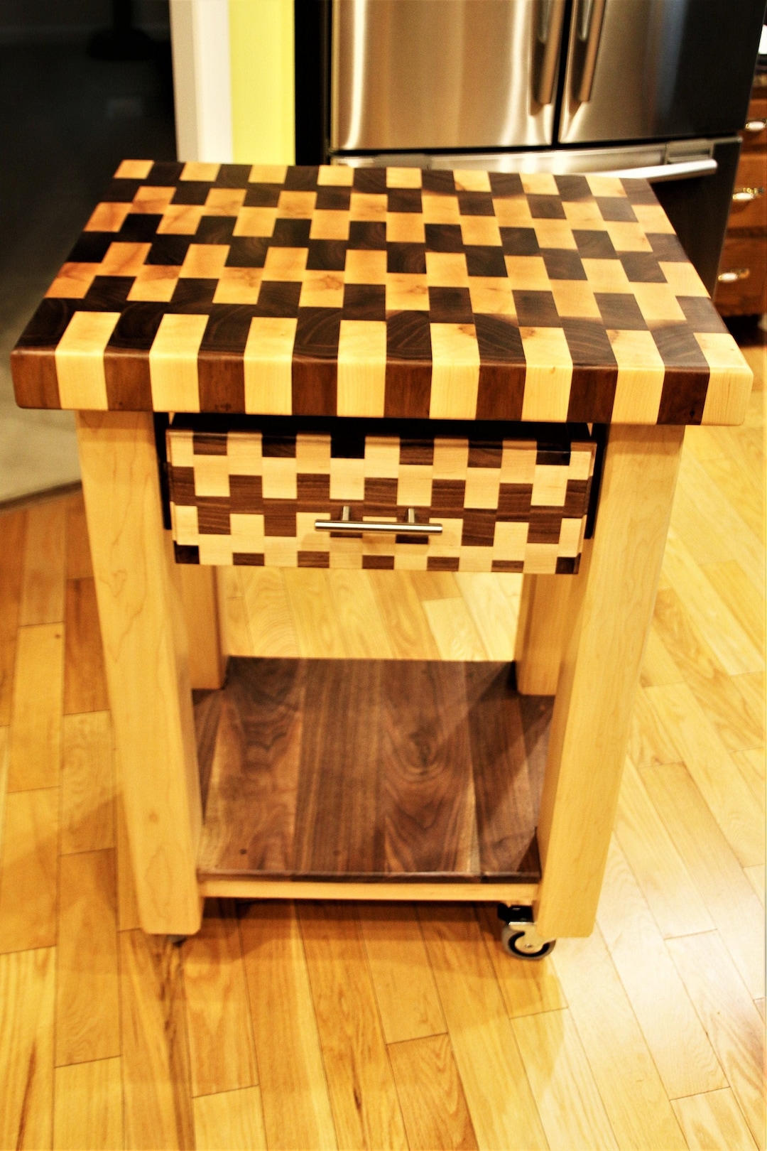 Butcher Block Table - Etsy