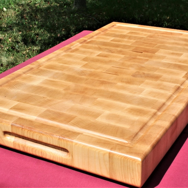 Maple End Grain Cutting Board - Etsy
