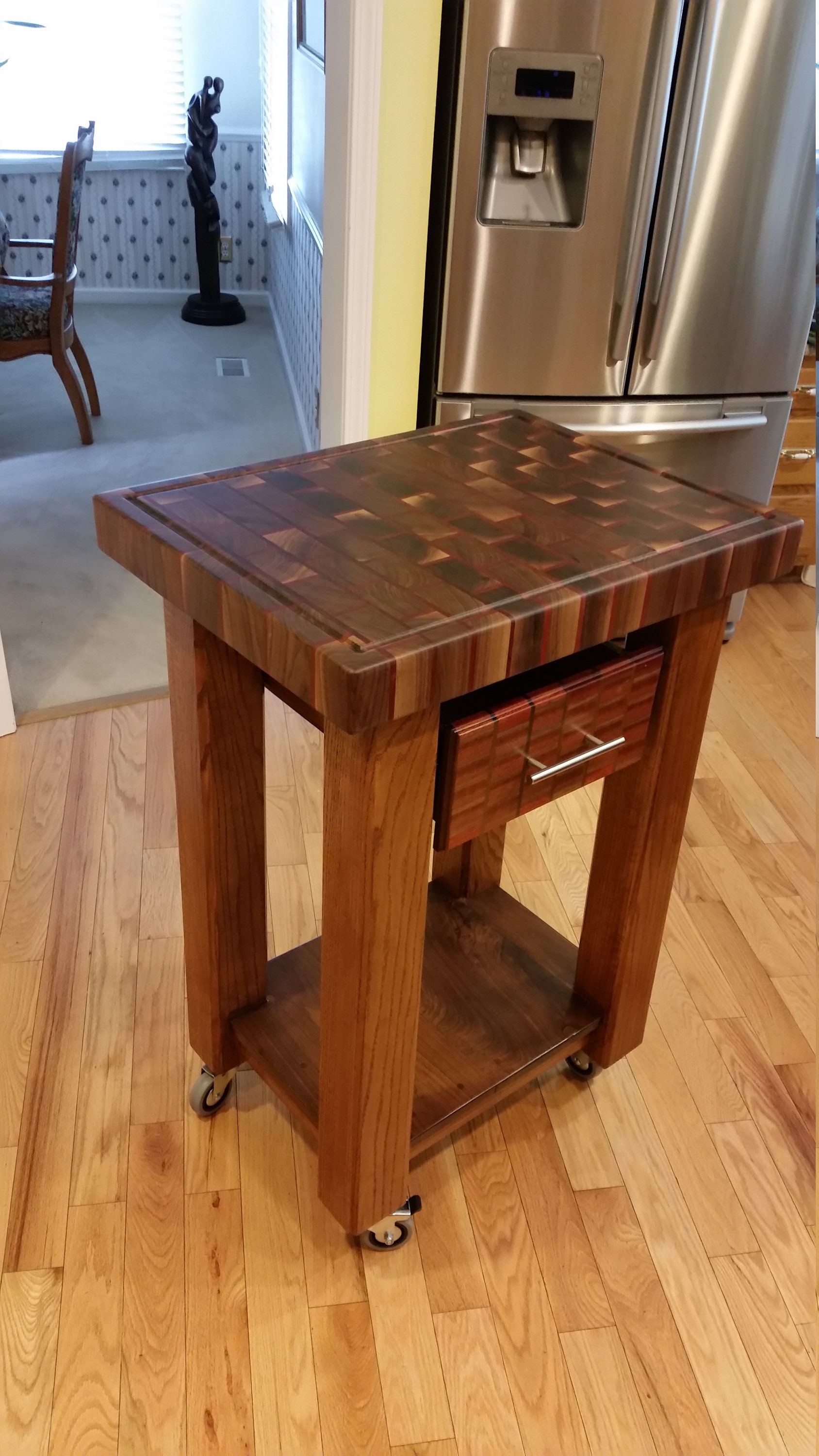 Butcher Block Table - Etsy