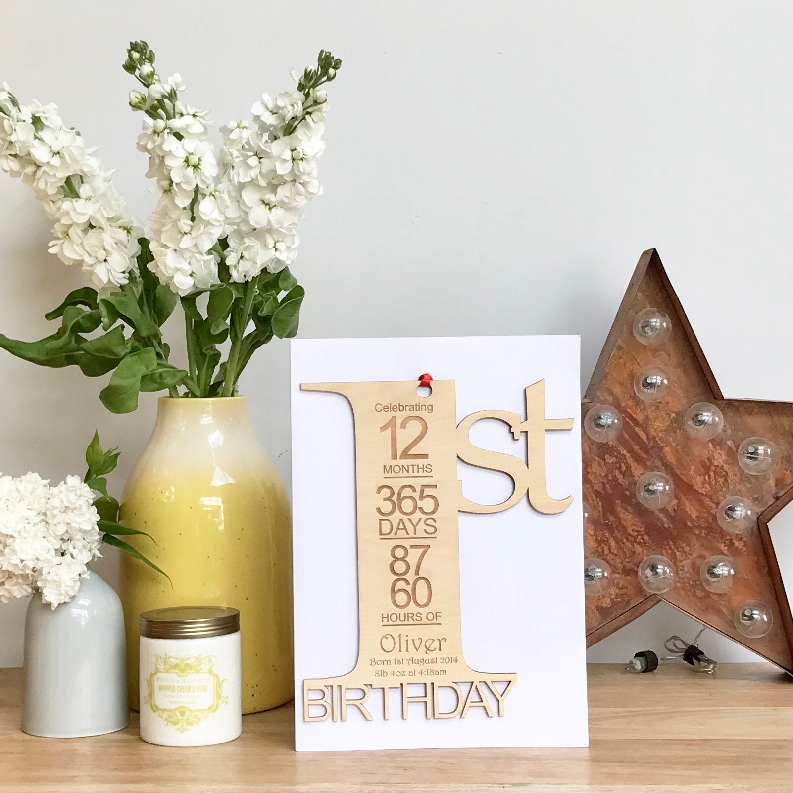 1st Birthdays Card 1st Birthday Keepsake - Etsy UK