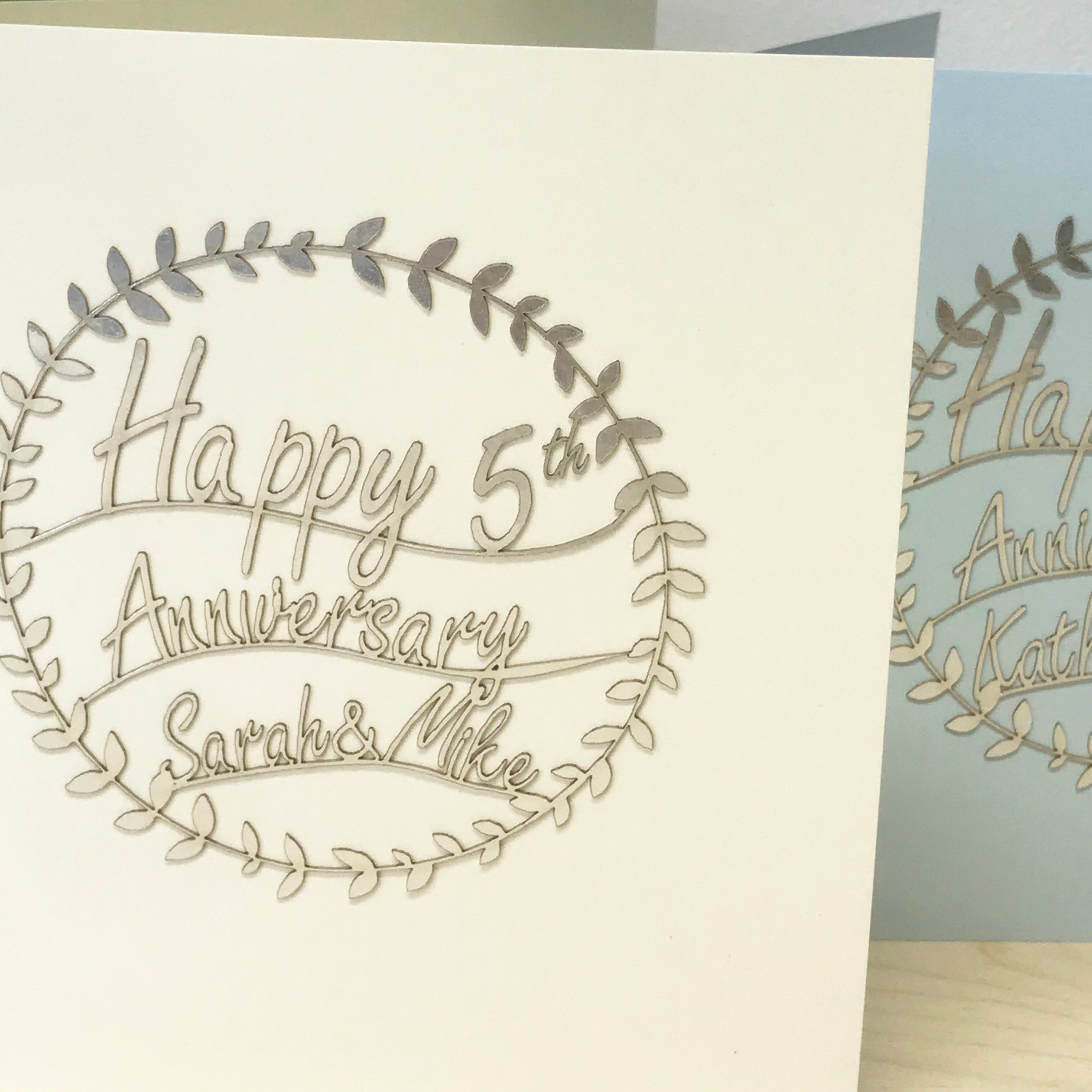 Jubiläumskarten personalisierte Jubiläumskarten - Etsy.de