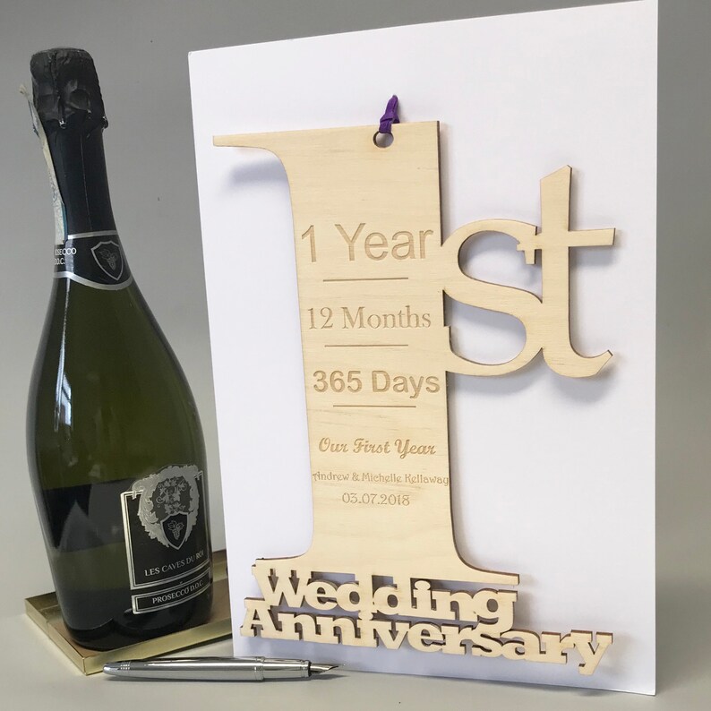 1st Anniversary Gift Anniversary Gifts For Wife 1st Wedding Etsy