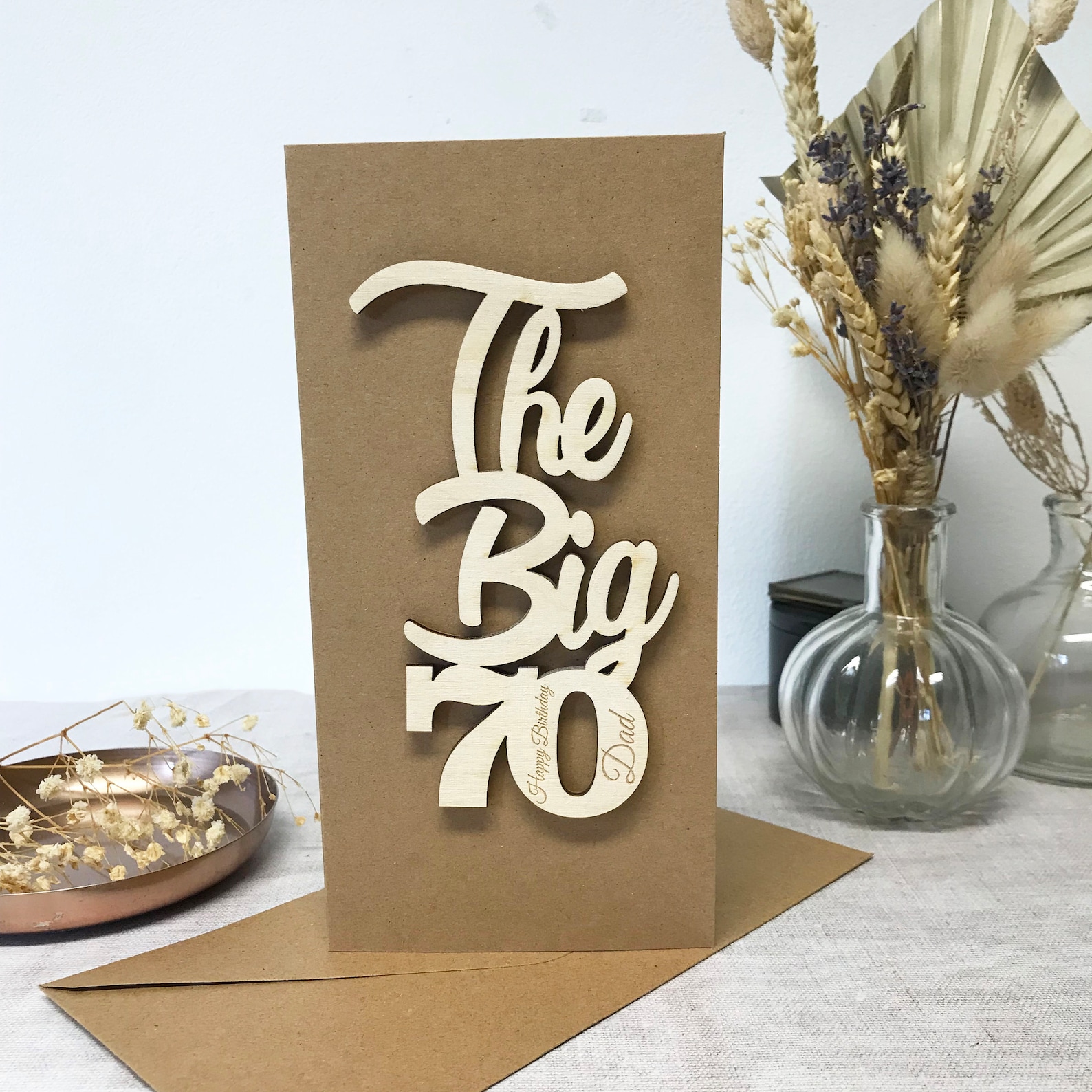 70th Birthday Card, the Big 70th Milestone Birthday - Etsy