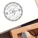 LETTER V STAMP Monogram V Stamp Business Card Stamp - Etsy