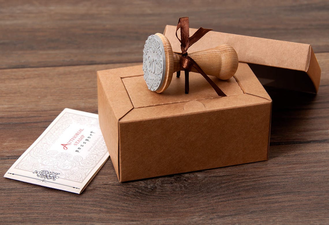 UNIQUE WEDDING GIFT - Custom Initial Stamp - Wedding Initial Gift ...