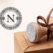 N MONOGRAM STAMP - Letter N Stamp - Business Card Stamp - Initial Gift ...