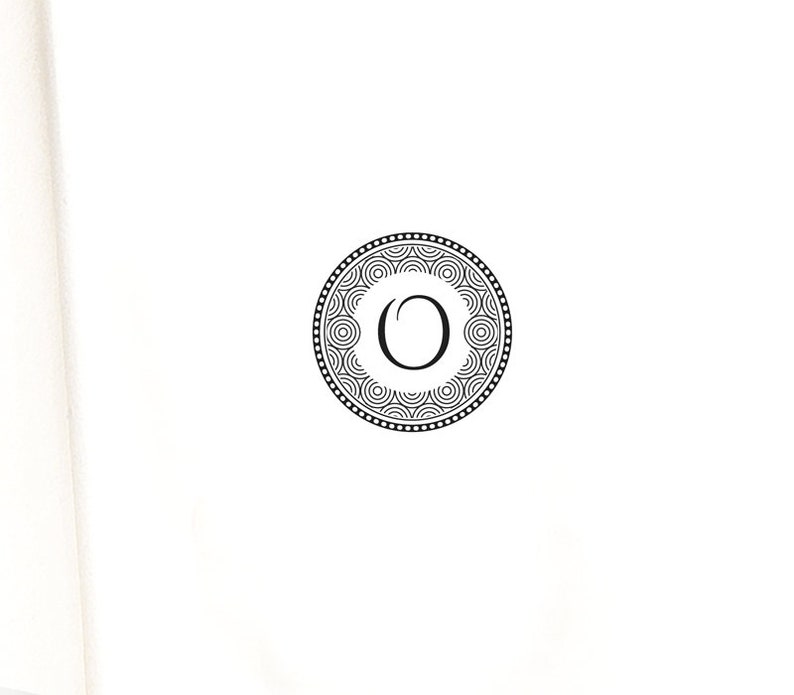 O Stamp Letter Monogram Name Initial Packed Unique Crafted - Etsy