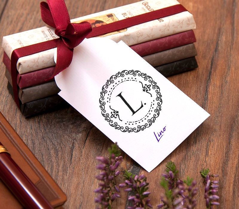 Letter L Rubber Stamp Monogram Name Initial L Alphabet - Etsy