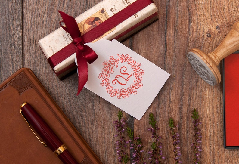 CUSTOM INITIAL STAMP Monogram Stamp Initial Gift Stamp | Etsy