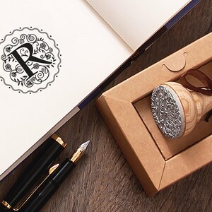 MONOGRAM R STAMP - Birthday Gift Stamp - Unique Birthday Gift - Letter ...