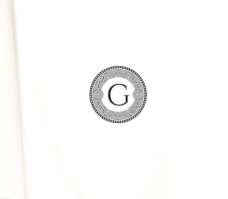 G Stamp Letter Monogram Name Initial Packed Unique Crafted - Etsy
