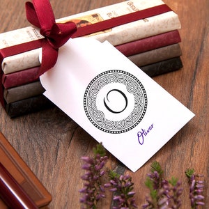 O Stamp Letter Monogram Name Initial Packed Unique Crafted Gift Box - Etsy